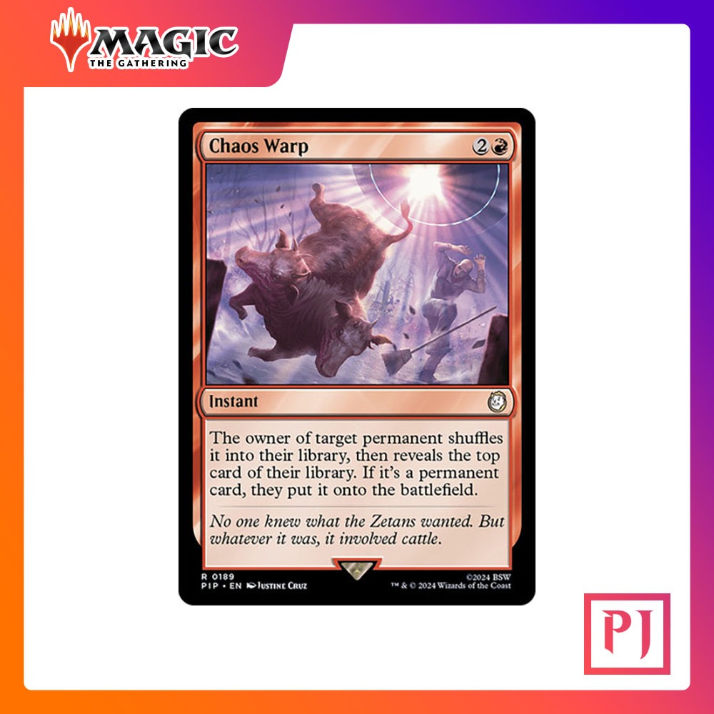 [MTG] Chaos Warp - Fallout Commander [PIP] [RED] [RARE] [NORMAL] [ENG ...