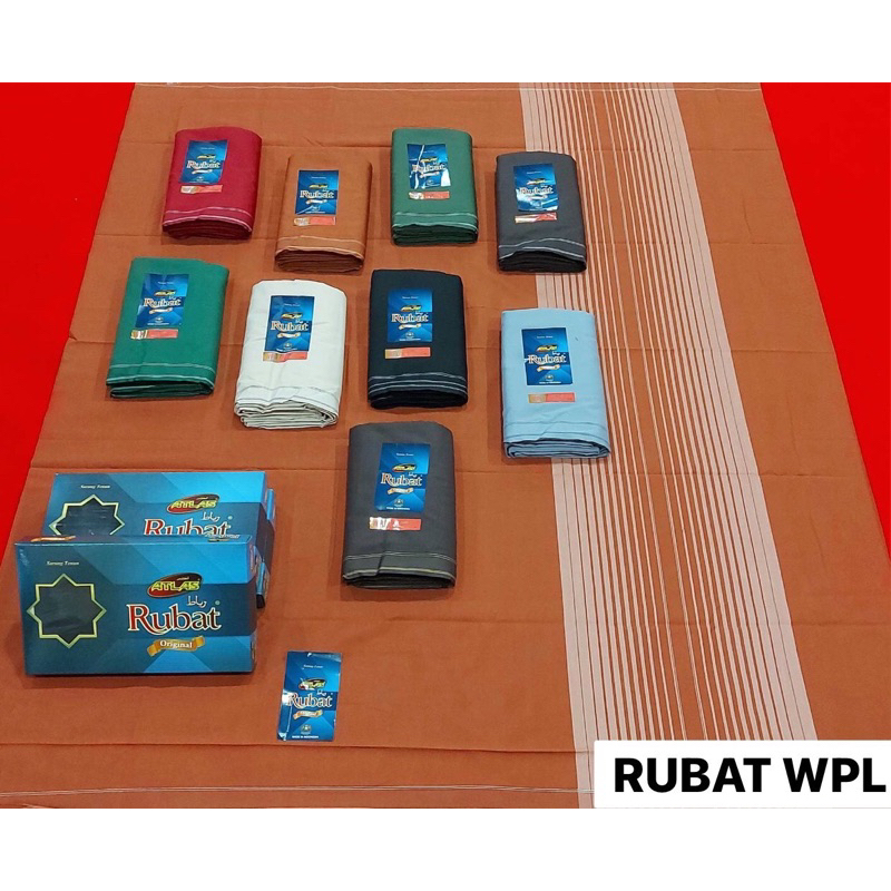 ผ้าโสร่งผู้ชาย ผ้าถุงผู้ชาย แบรนด์ “Rubat” สีพื้น เย็บแล้ว พร้อมกล่อง 😊 ...