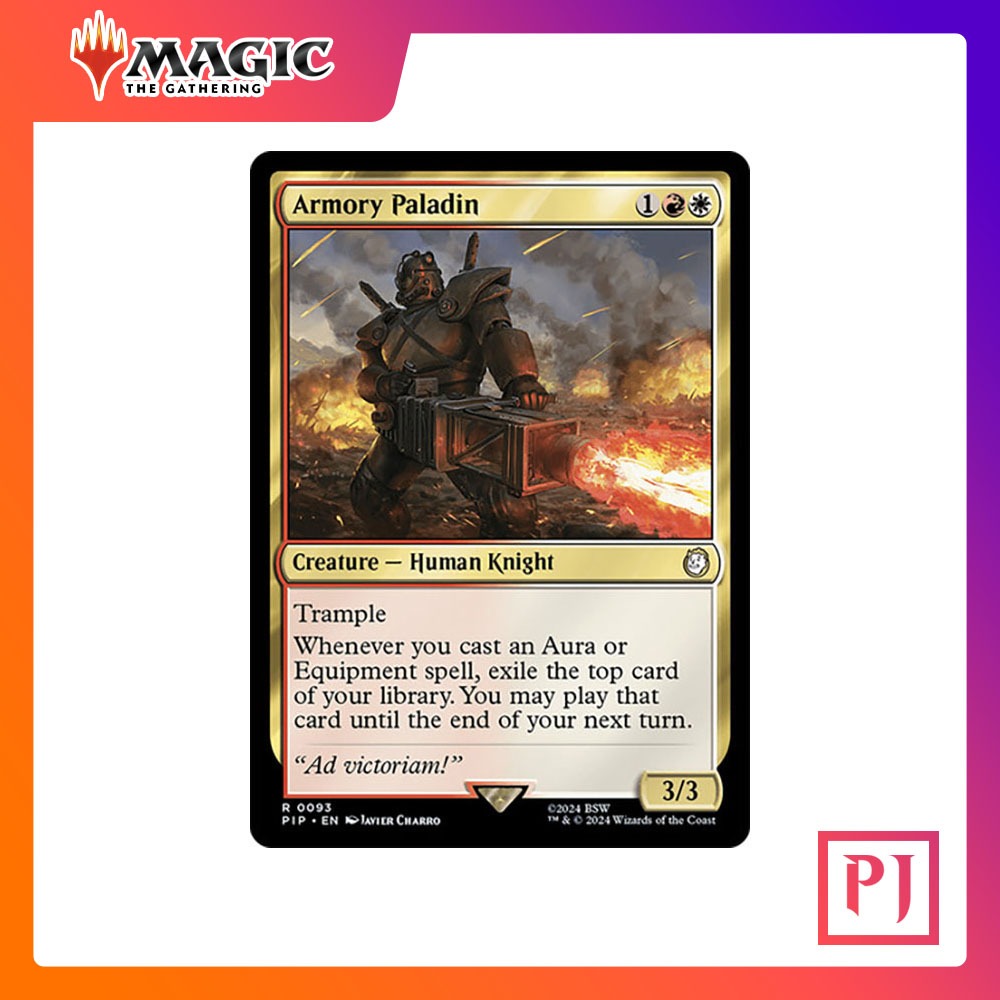 [MTG] Armory Paladin - Fallout Commander [PIP] [MULTI] [RARE] [NORMAL ...