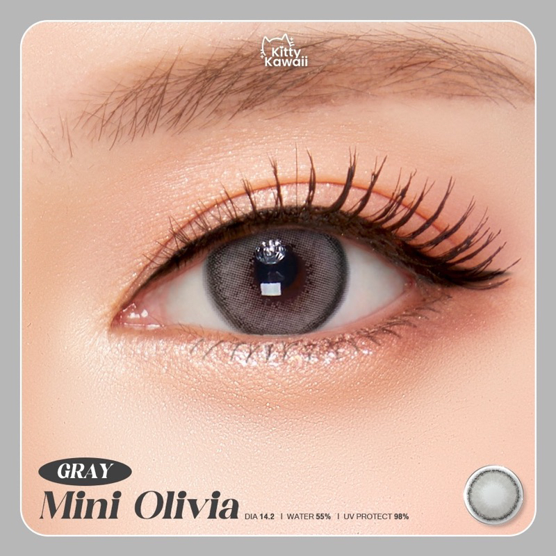 คอนแทคเลนส์ Mini Olivia gray คอนแทคเลนส์ Kittykawaii ขนาดเท่าตา | Shopee Thailand
