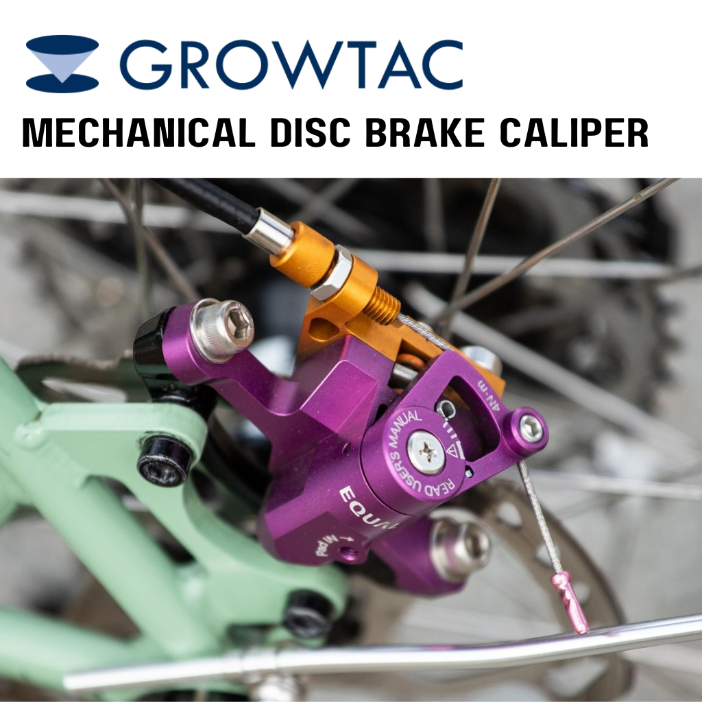 ดิสเบรค Growtac Equal Mechanical Disc Brake Caliper Flat mount & Post ...