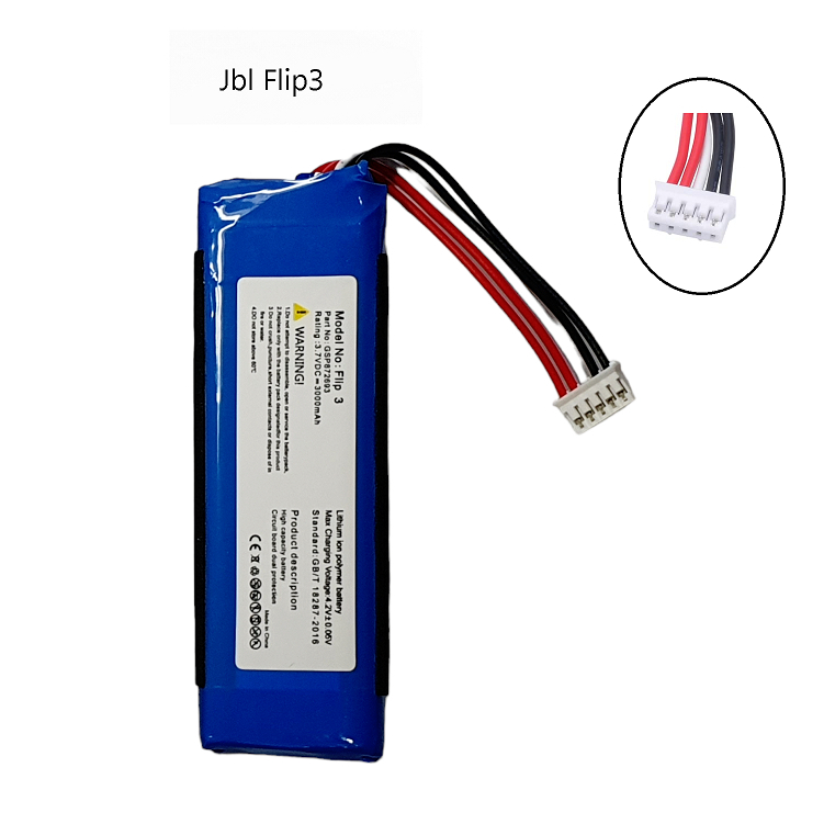 แบตเตอรี่ลำโพง JBL Flip3 3000mAh GSP872693/P763098 03 Battery ...