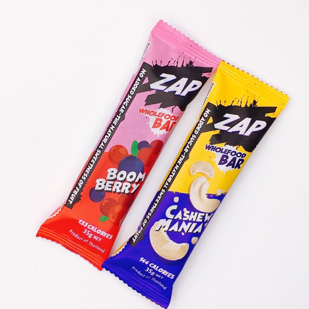 ZAP Wholefood Energy Bar บาร์ให้พลังงาน ไม่ว่าจะเล่นกีฬา หรือ เป็นอาหาร ...