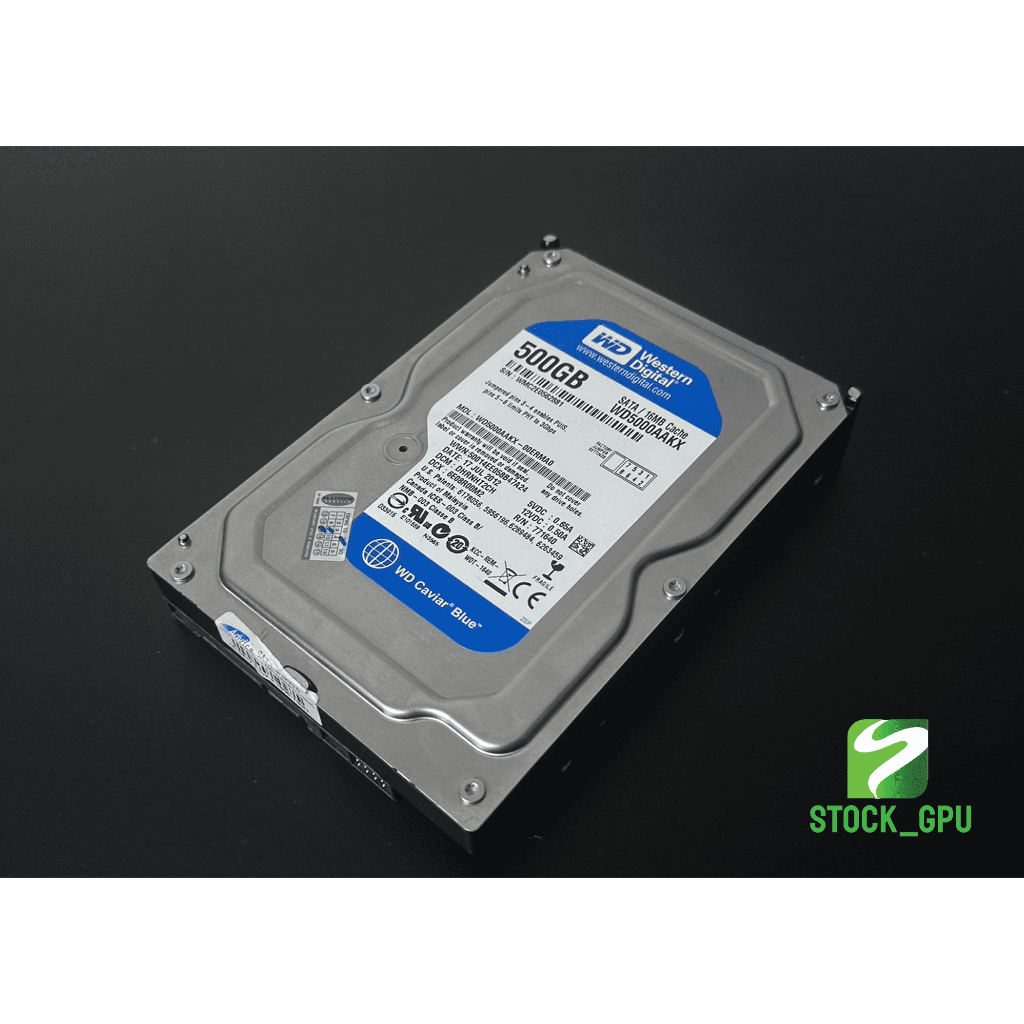 HDD WD BLUE 500gb 3.5" sata lll ของแท้ มือสอง | Shopee Thailand
