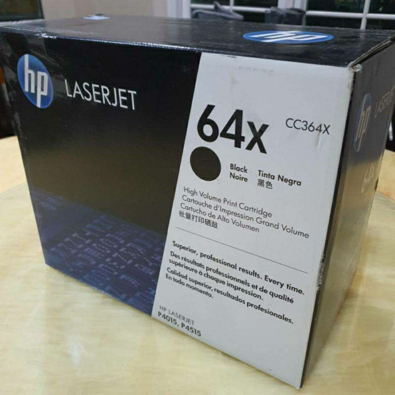 HP 64X High Yield Black Original LaserJet Toner Cartridge (CC364X)ตลับ ...