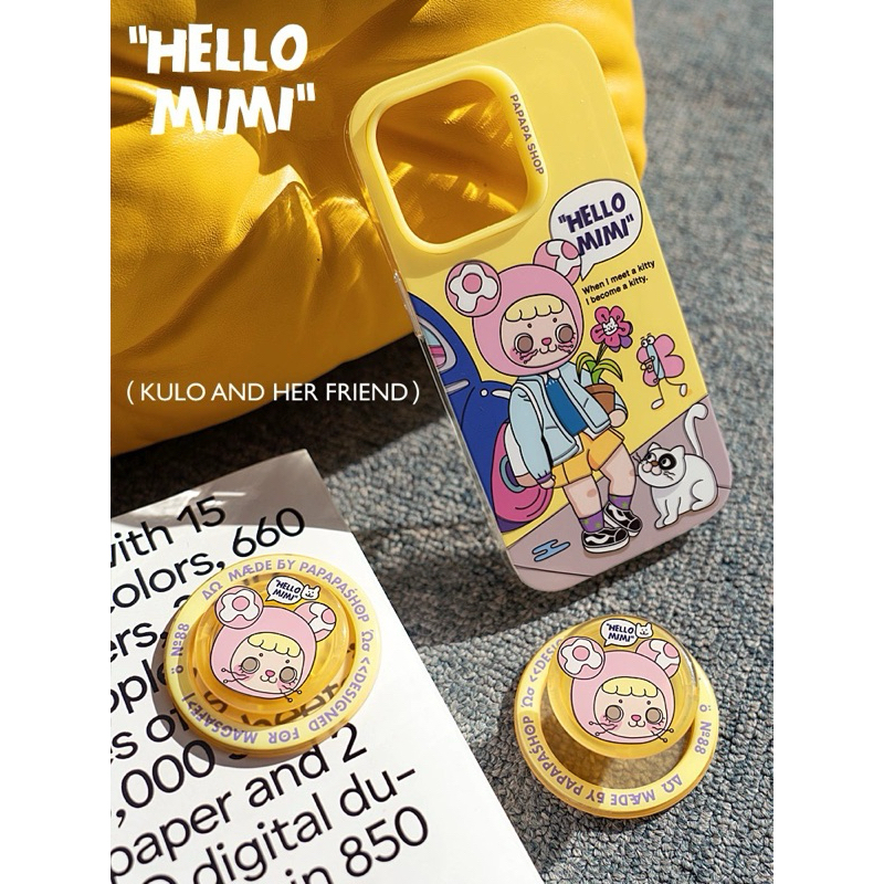 [พร้อมส่ง!!!] Baby KULO HELLO MIMI! iPhone case MagSafe & Phone holder ...