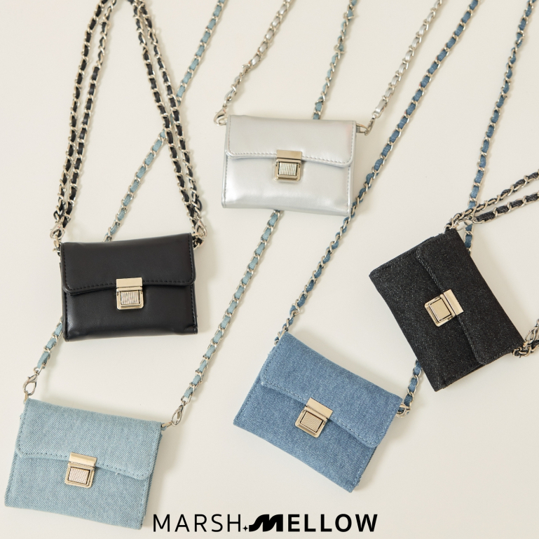 NYLA WALLET - MARSHMELLOW กระเป๋าเงินสะพายข้าง ขนาดมินิสุดน่ารัก ...