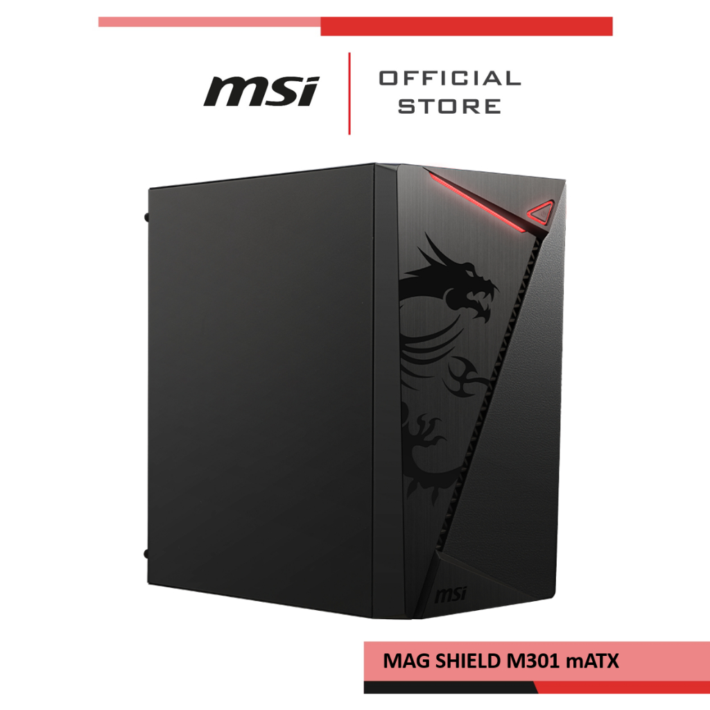 [Pre-Order] MSI CASE MAG SHIELD M301 mATX เคสคอมพิวเตอร์ เคสคอมประกอบ ...