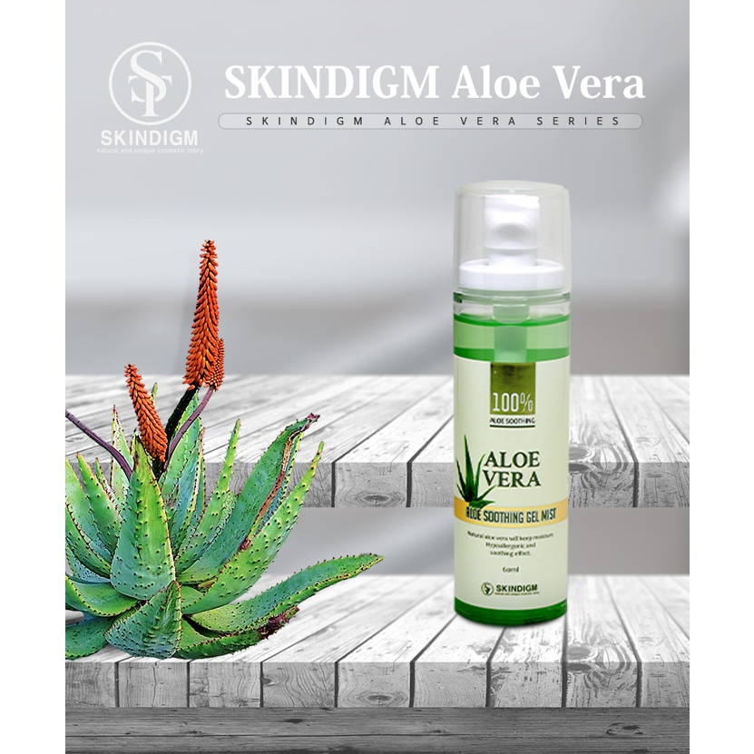 [SKINDIGM] สเปรย์ เจลว่านหางจระเข้ Aloe Soothing Gel Mist จำนวน 1 หลอด ...