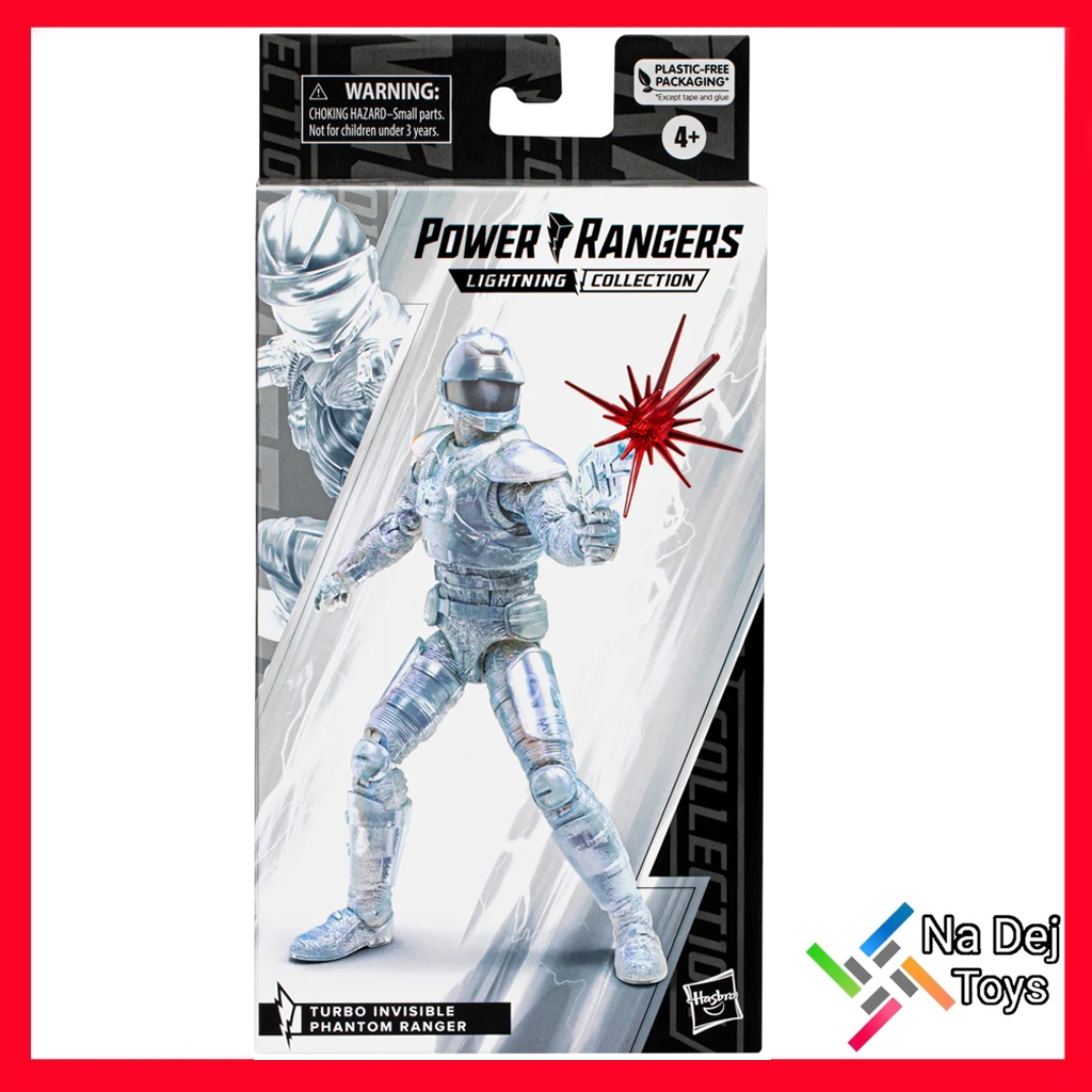 Power Rangers Turbo Invisible Phantom Lightning Collection 6"Figure ...