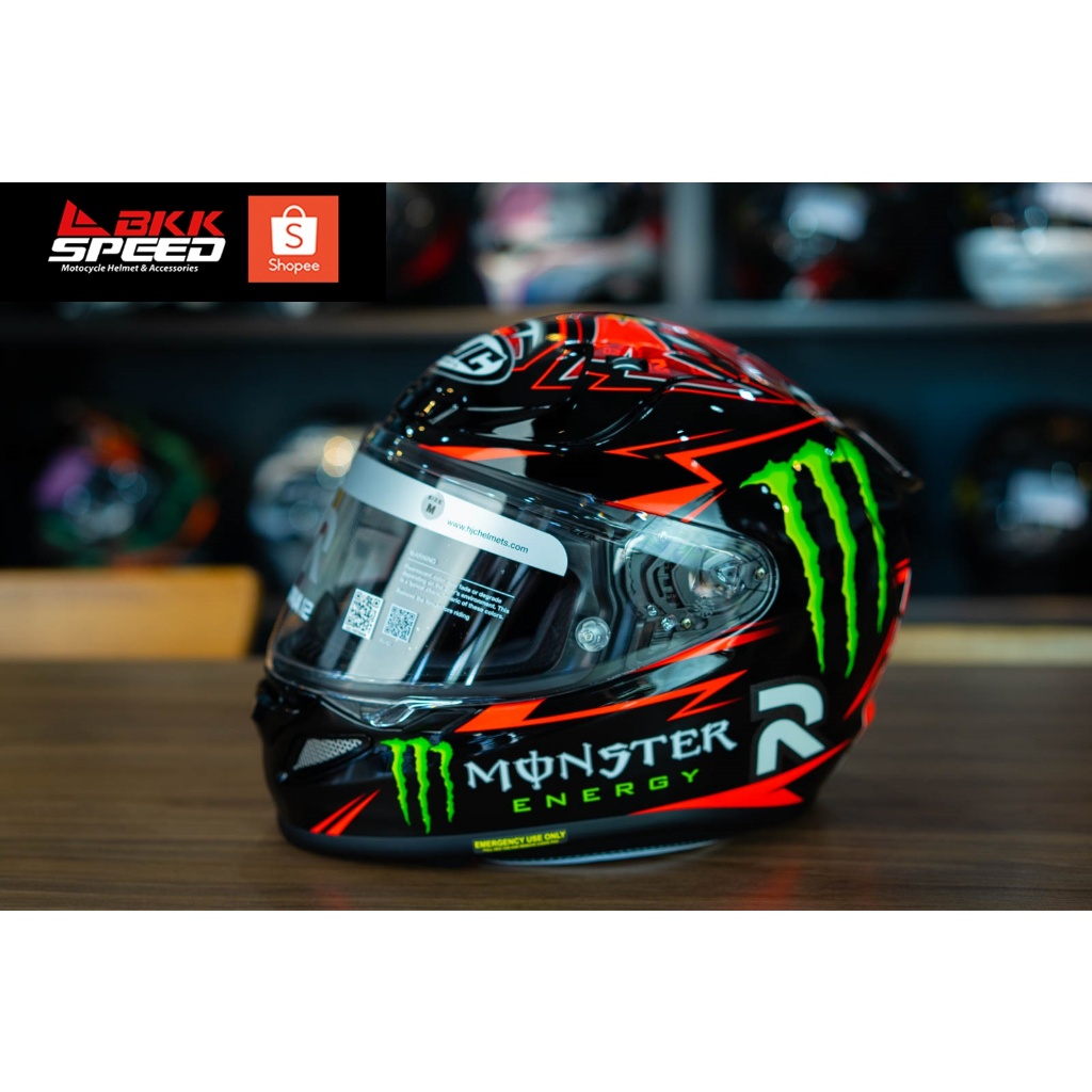 HJC RPHA12 Quartararo Replica Monster Energy | Shopee Thailand
