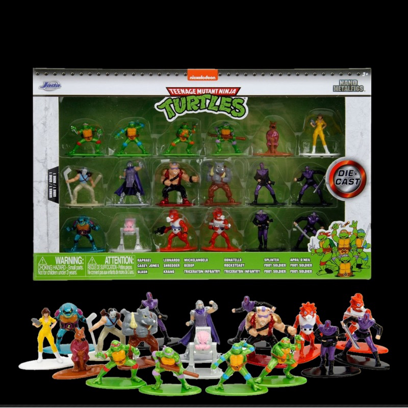 jada toys Teenage Mutant Ninja Turtles Nano MetalFigs Die-Cast Metal ...