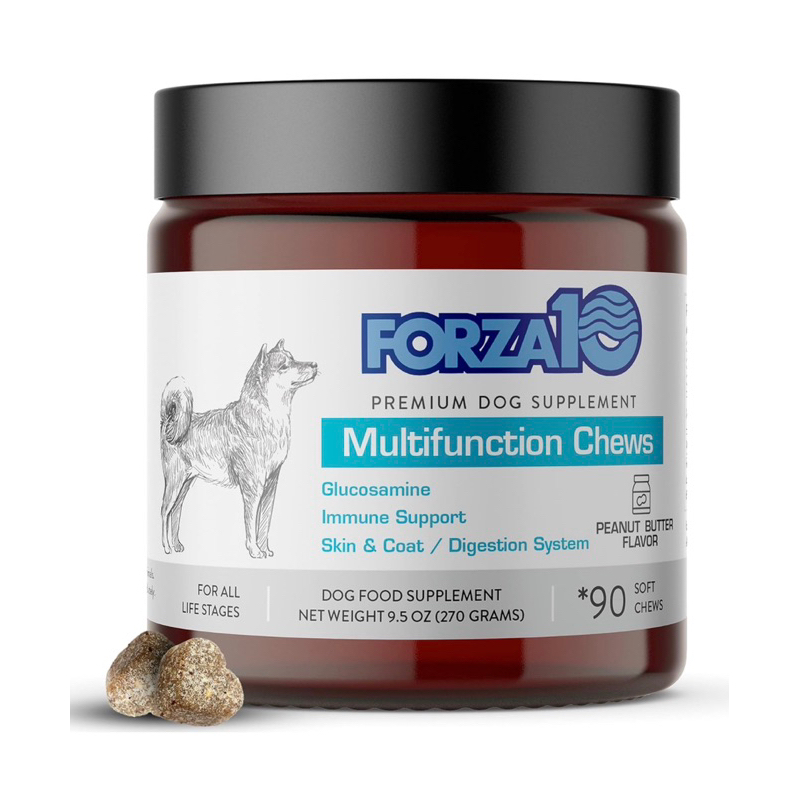 (90 เม็ด) วิตามินรวมสำหรับสุนัข Forza10 Dog Vitamins Supplements, Dog Multivitamin Chews, Pet ...