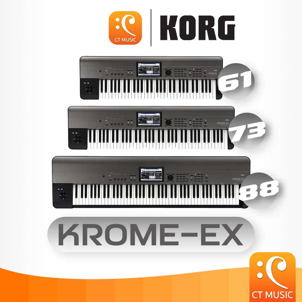 Korg KROME-EX Keyboard EX61 EX73 EX88 คีย์บอร์ด KROMEEX EX 61 EX 73 EX 88 61 Keys 73 Keys 88 ...
