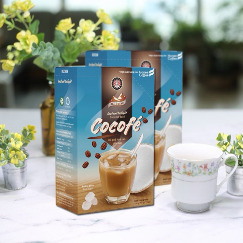 [Premium] กาแฟ Rexsun Cocofe กาแฟมะพร้าว ขนาด 160g (16กรัม*10ซอง) กาแฟ ...