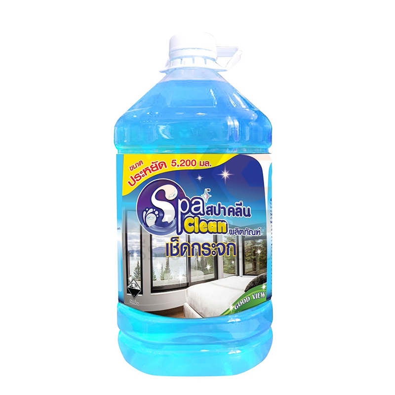 น้ำยาเช็ดกระจก (ขนาด5200ML/500ML) SPA CLEAN | Shopee Thailand