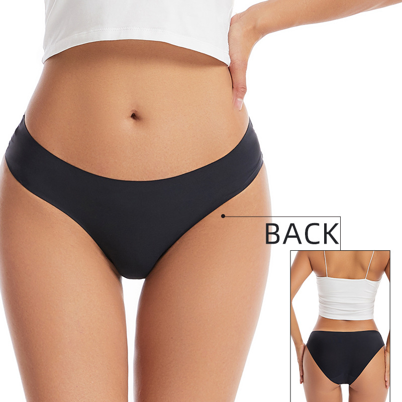 กางเกงในไร้ขอบ ทรงThong ขาเว้าสูง พับขอบทั้งตัว มีไซส์ M - 3XL | Shopee Thailand