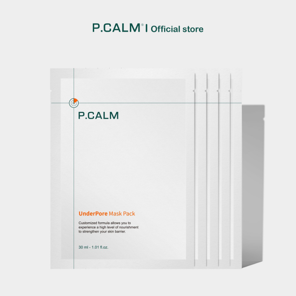 [P.CALM] UnderPore Mask Pack (1EA/5EA) | Shopee Thailand