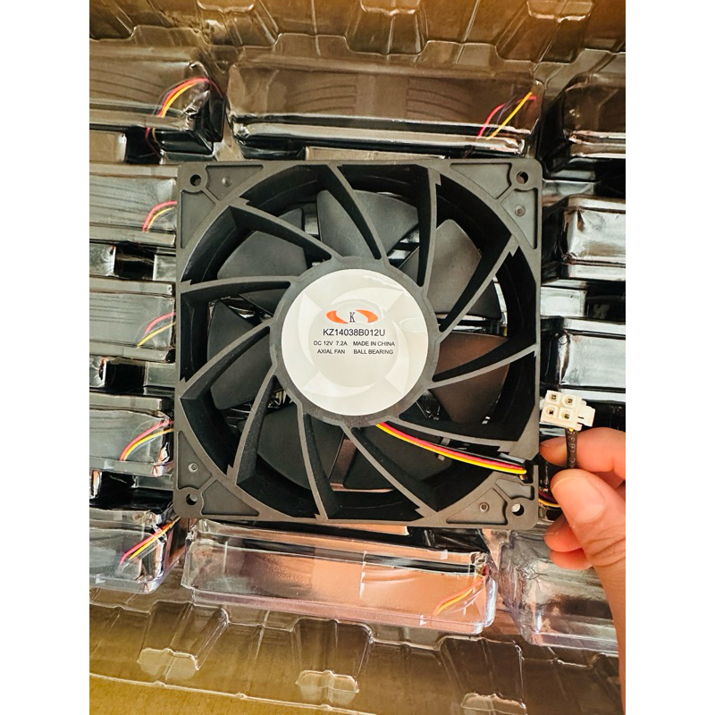 [พร้อมส่ง] (ถุกที่สุด) พัดลม Delta QFR1212GHE 6000 RPM FAN ASIC S9/L3 ...