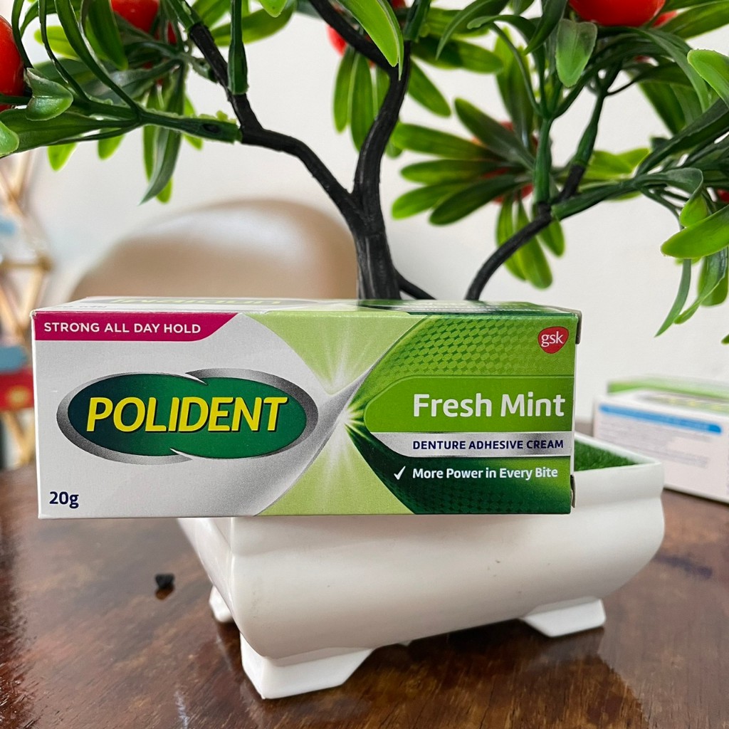 Polident fresh mint /Polident flavour free โพลิเดนท์ ครีมติดฟันปลอม ...