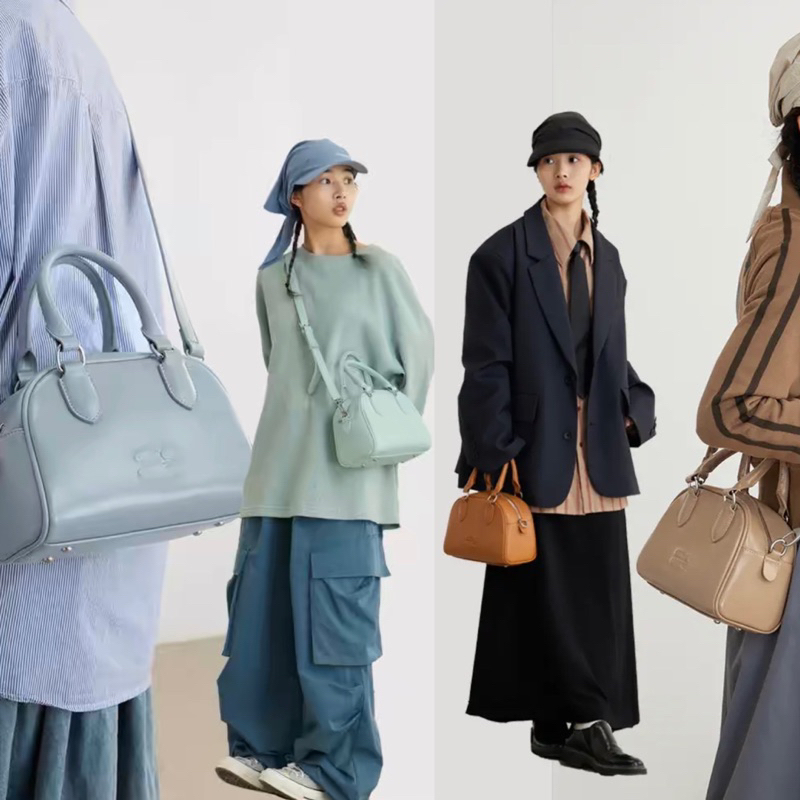 (preorder) crying center - 3C logo pastel medium boston bag *ลิขสิทธิ์ ...