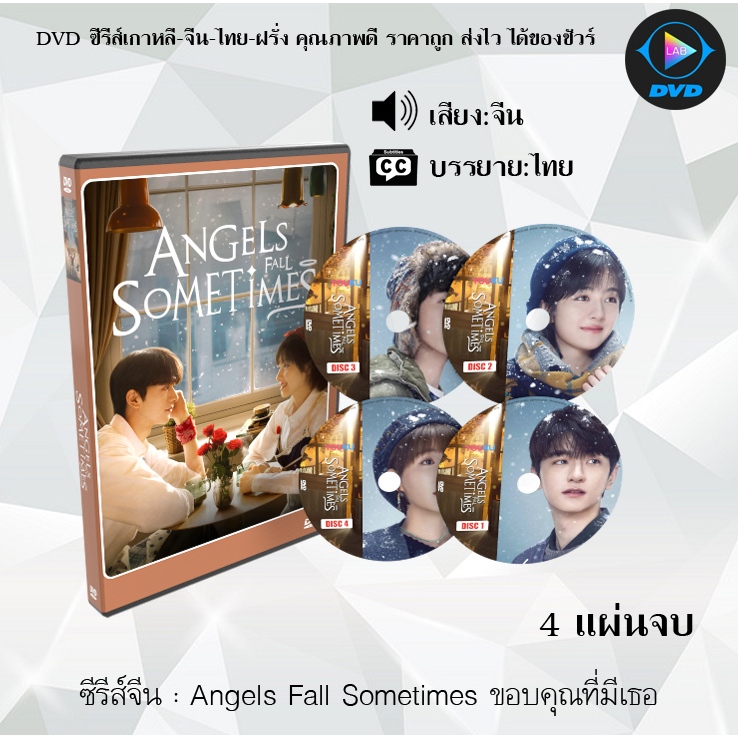 ซีรีส์จีน Angels Fall Sometimes ขอบคุณที่มีเธอ : 4 แผ่นจบ (ซับไทย ...