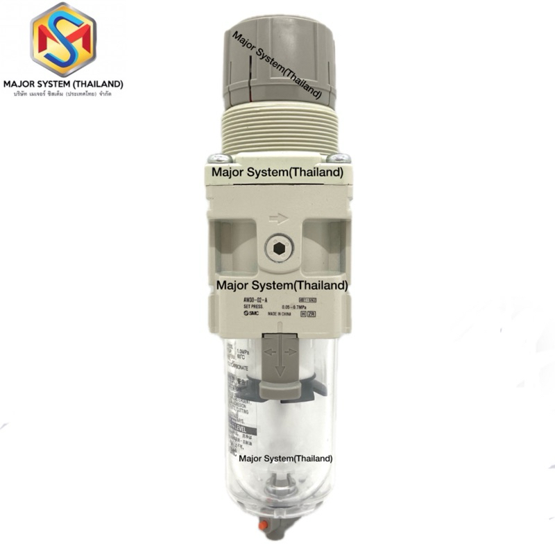 SMC AW30-02-A Filter Regulator ชุดกรองลม 1/4นิ้ว, ชุดกรองลมSMC | Shopee ...