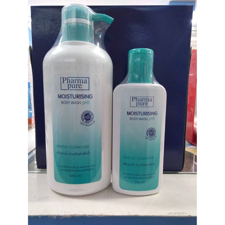 PharmaPure Moisturizing Body Wash 450 มล /200 มล สบู่อาบน้ำ | Shopee ...