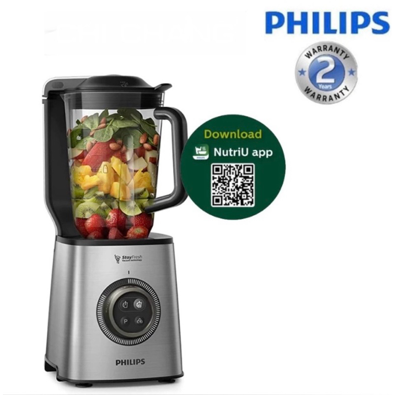 PHILIPS เครื่องปั่นความเร็วสูงระบบสุญญากาศ (2 ลิตร) รุ่น HR3752 ...