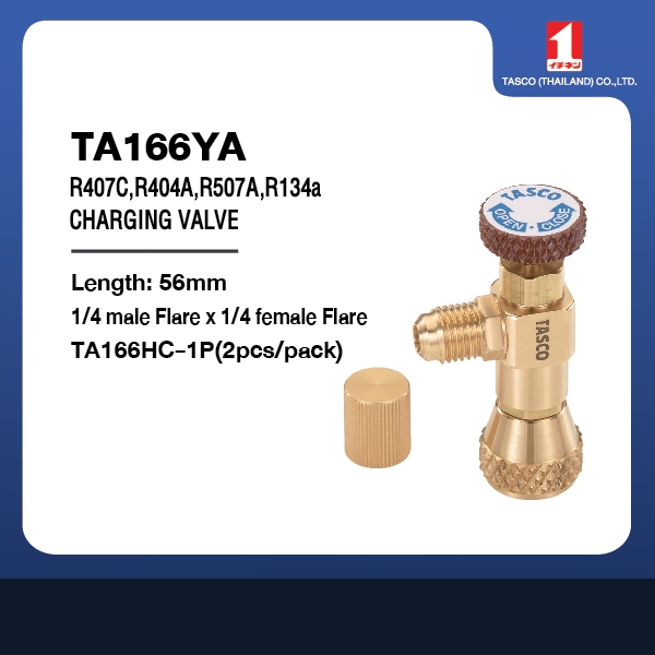 TA166YA Control valve R404A,R407C,R134A เกลียว1/4" ทั้งสองด้าน | Shopee ...