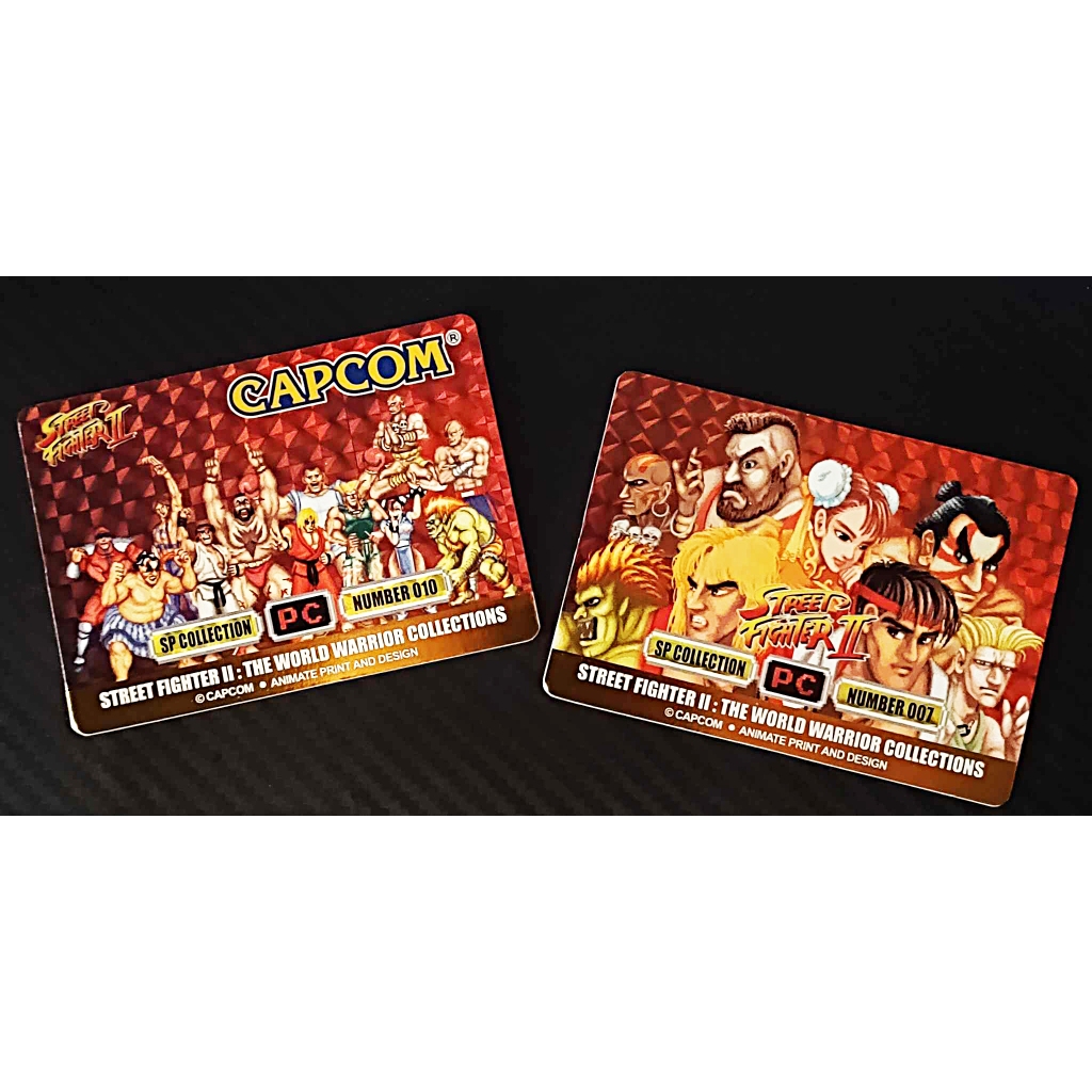 การ์ดโปรโม Street Fighter II ลิขสิทธิ์แท้ CAPCOM Animate Run | Shopee ...