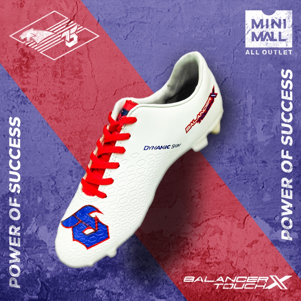 รองเท้าสตั๊ดเด็ก [Pan T5 Balancer Touch x 2023 JR PF-151T] รองเท้าเด็กหนังสังเคราะห์มีความทนทาน ...