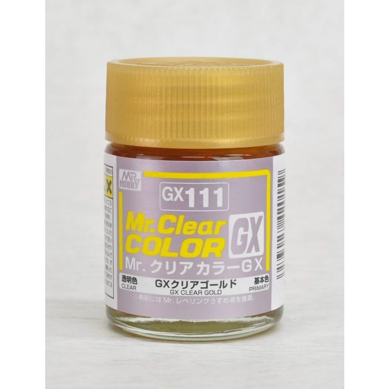 MR SUPER CLEAR COLOR GX100-GX114 UV CUT, SMOOTH CLEAR Mr Hobby 18ml | Shopee Thailand