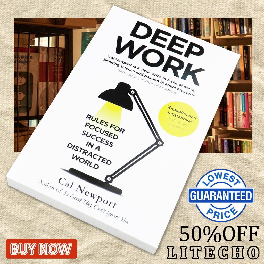 【English Book】Deep Work by Cal Newport Career Guidance Book | Shopee ...