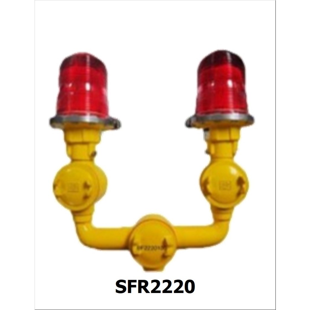 Obtruction light ไฟกระพริบเตือนการบิน แบบโคมเดี่ยว OB LIGHT ไฟยอดเสา ...