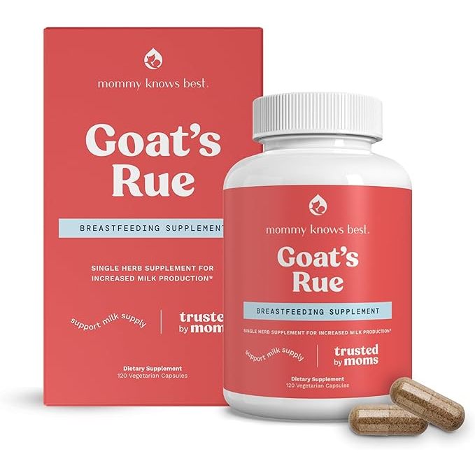 Mommy knows best - Goat's Rue 120 Capsules วิตามินกระตุ้นน้ำนม สำหรับ ...