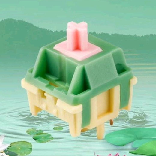 HMX Lotus linear switch (10ชิ้น) สวิตช์คีย์บอร์ด pre lubed 1จังหวะ เชิง ...