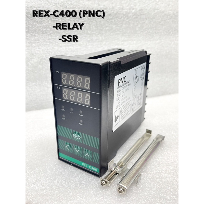 Digital 220V PID Relay C400 Temperature Controller ขนาด 48x95 REX-C400(1ตัว) ตัวควบคุมอุณหภูมิ 0 ...