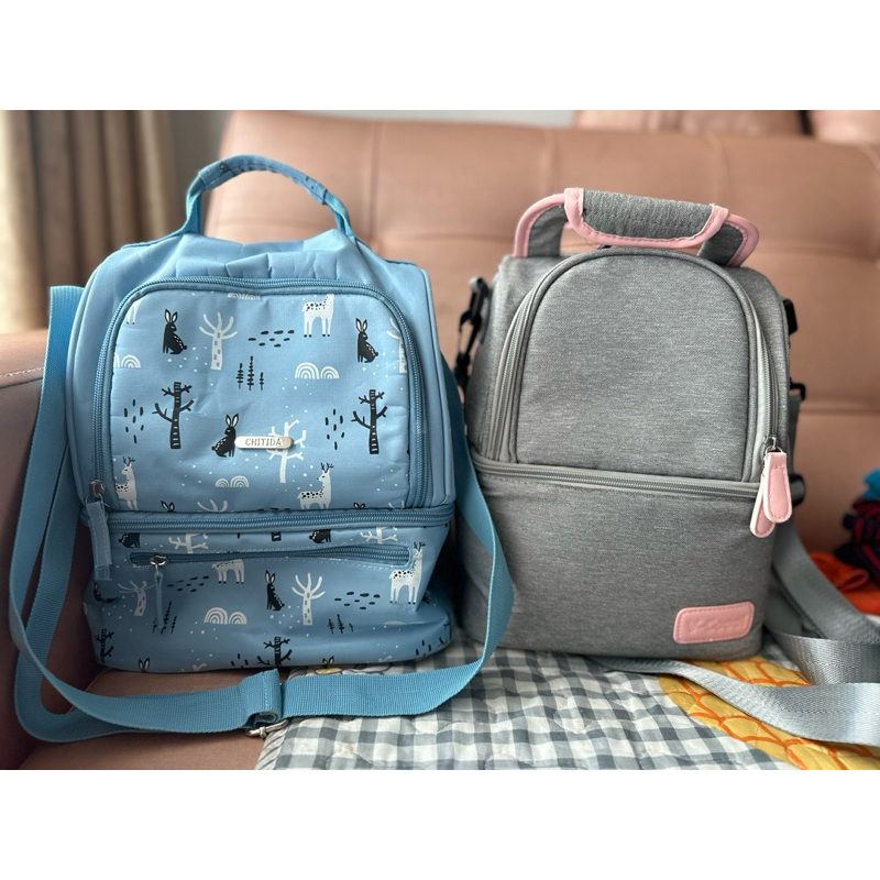 Chitida Bag สีฟ้า กระเป๋าเก็บอุณหภูมิใส่สเปคตร้าเอสวันพลัสได้ | Shopee ...