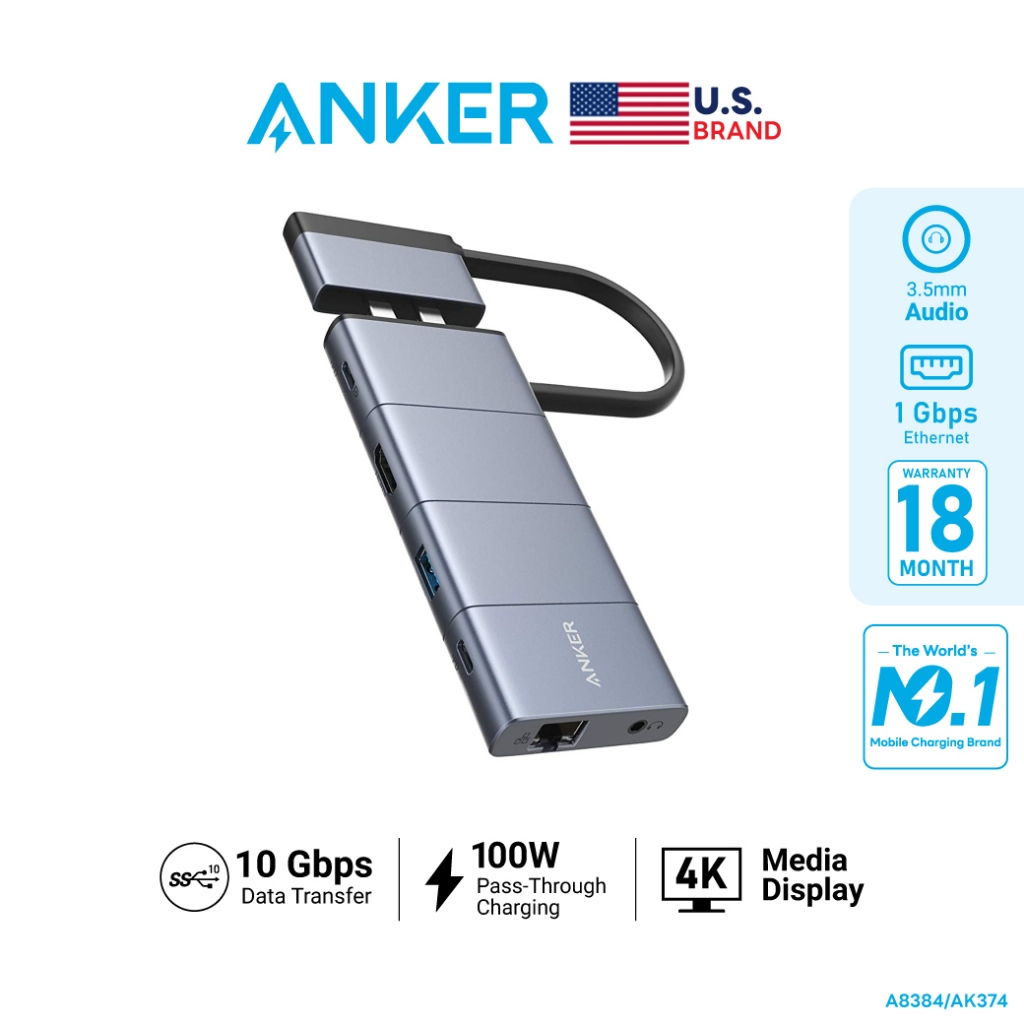 [for MacBook] Anker PowerExpand USB-C Hub (9-in-2) 4K HDMI, Transfer 10 ...