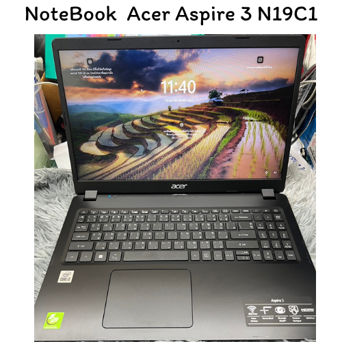โน๊ตบุ๊ค Acer Aspire 3 N19C1 Ram4GB CPU1.20GHz1.19 GHz i3 ความจุ500 มือ ...