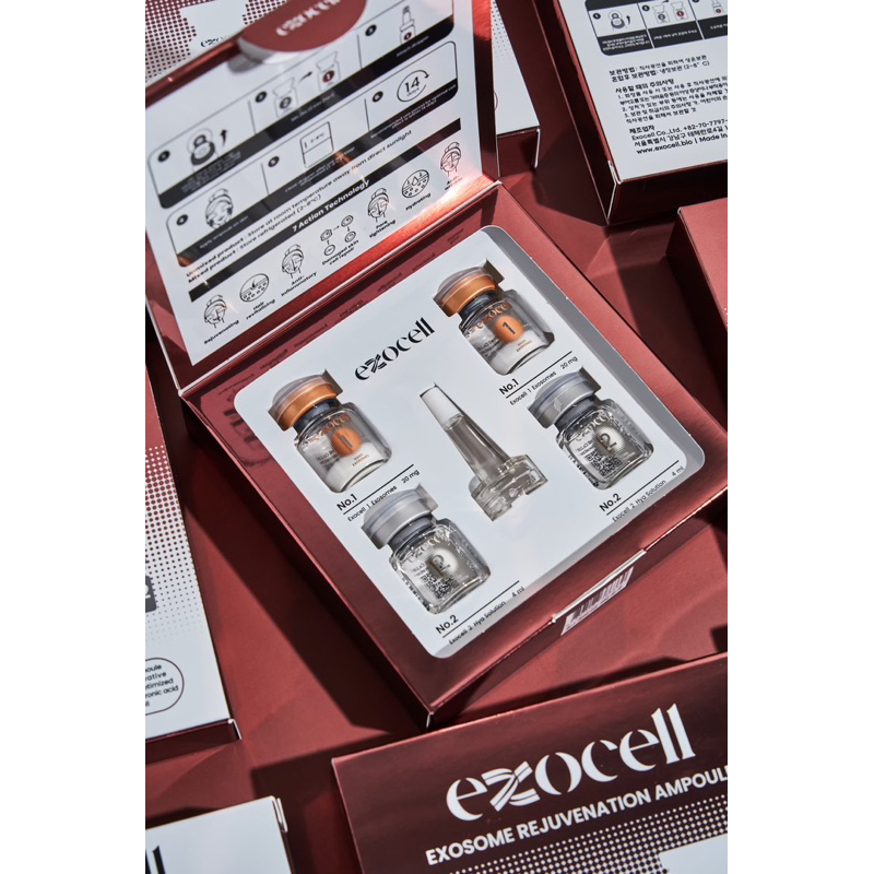 [L6330] EXOCELL Exosome Rejuvenation Ampoule 1.2 พันล้านเซลล์ เอ็กโซโซมสด สเต็มเซลล์สด stemcell ...