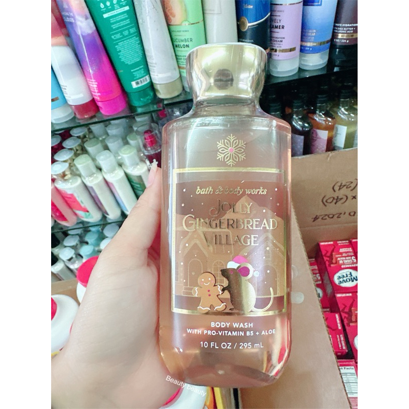 Bath and Body Works Jolly Gingerbread Village Body Wash 295ml. แท้ ...