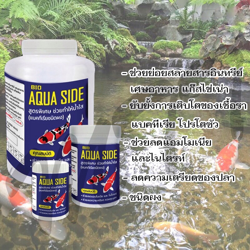 ส่งไว Bio Aqua Side Herbicide Aquacide แบคทีเรียย่อยสลายของเสีย กำจัด ...