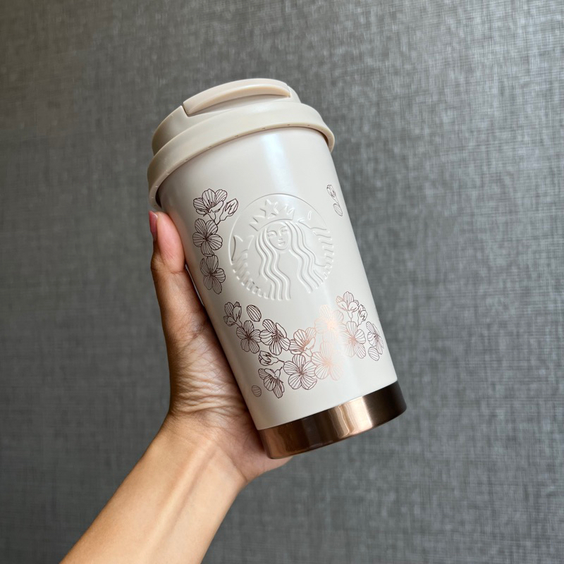SAKURA2024 Starbucks Japan Stainless TOGO Logo Tumbler Grace 355ml ทัมเบลอร์สแตนเลส TOGO 355มล ...