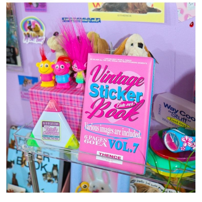 [THENCE] Vintage sticker book vol.7 | Shopee Thailand