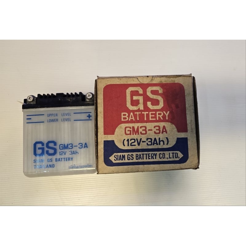 แบตGM3-3Aยี่ห้อGSใช้กับรุ่นKR-เก่า-GTOเก่า-M2-M4-cheer112-JOY-AXI-G7 ...