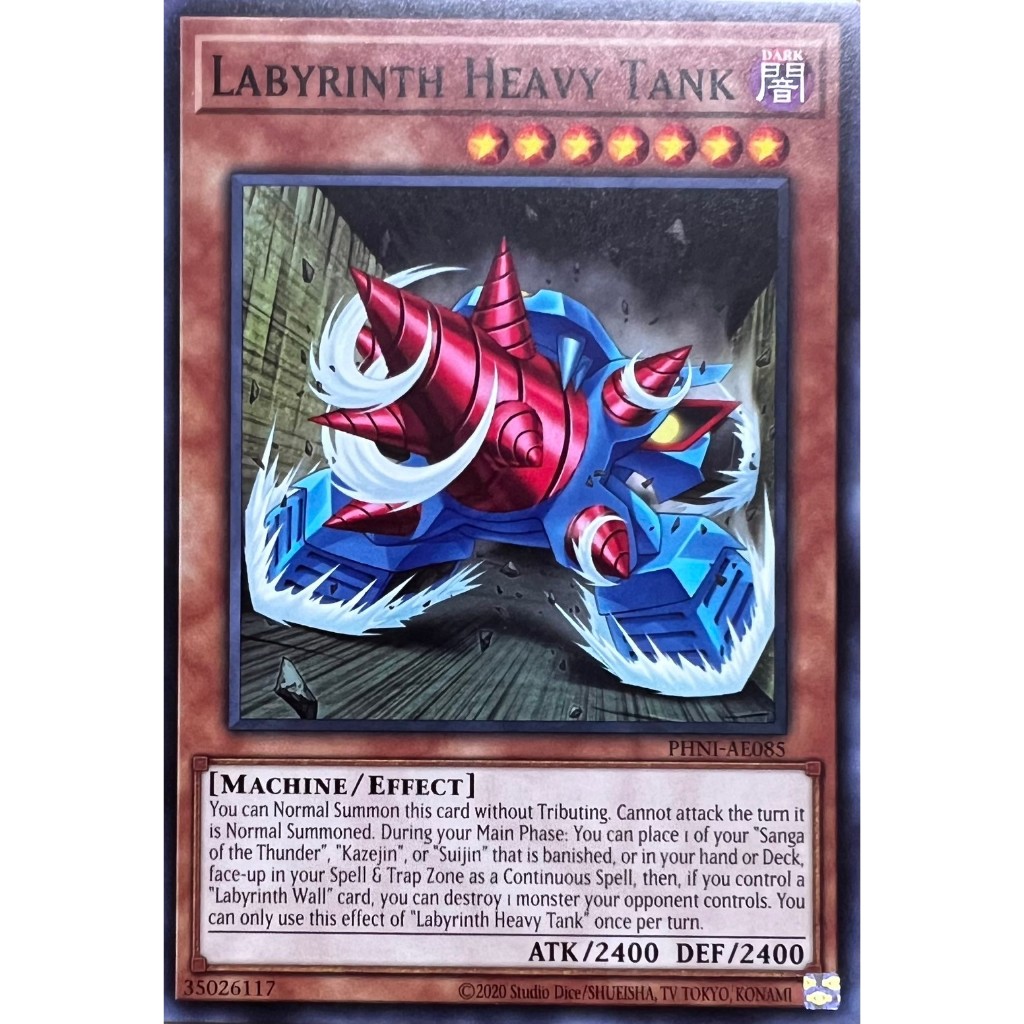 Yugioh Asia-Eng [PHNI-AE085] Labyrinth Heavy Tank (Common) การ์ดยูกิแท้ ...