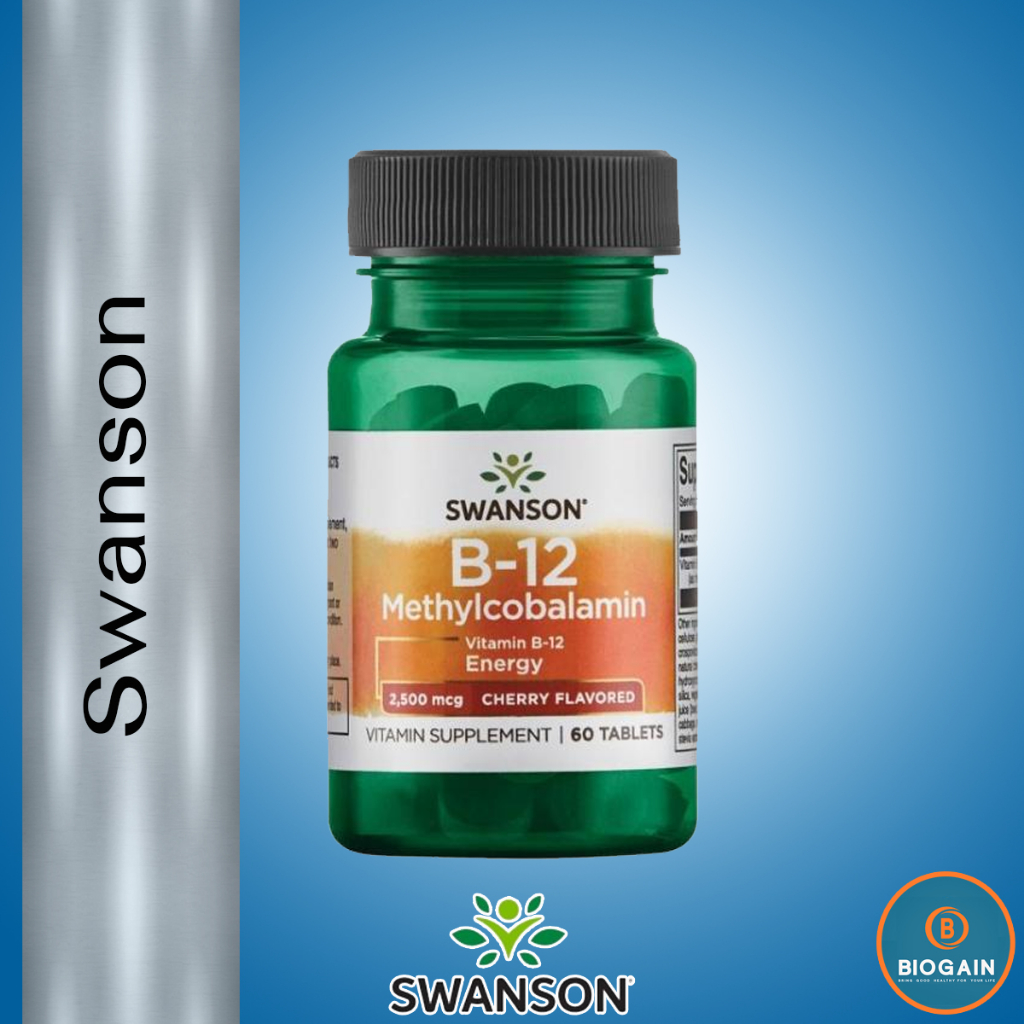 Swanson Ultra Vitamin B12 Methylcobalamin - Natural Black Cherry ...