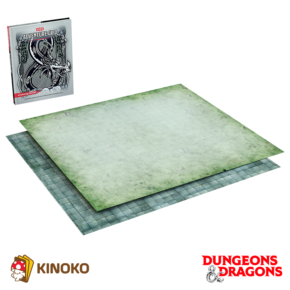 D&D : Adventure Grid แผนที่ตาราง เขียนแล้วลบออกได้ จาก Kinoko Card Game ...